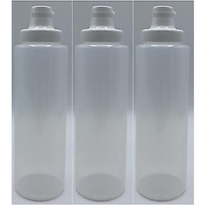 Therapist's Choice® 250ml Empty Ultrasound Gel Refillable Disperser Bottles, 3pcs