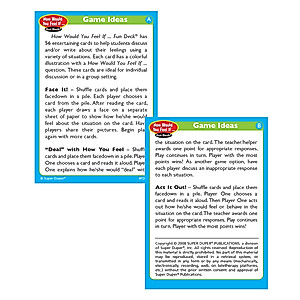 Super Duper Publications | How Would You Feel If Fun Deck | Understanding Feelings and Emotions Flash Cards | Educational Learning Materials for Children