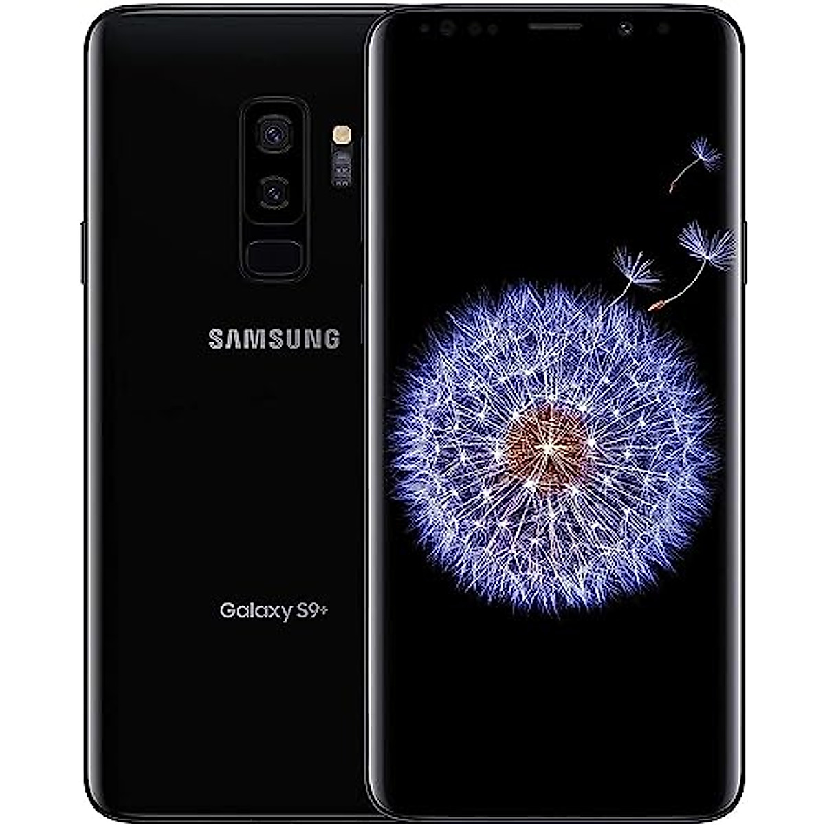 SAMSUNG Galaxy S9+ 64GB Smartphone - Midnight Black - Carrier Unlocked (Renewed)