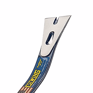 ESTWING Pro-Claw Pry Bar - 16" 3-in-1 Roof/Siding/Construction Tool with Nail Puller & Pry Blade - RSC