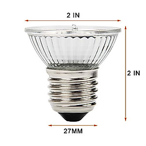 75W Sun Basking Lamp Bulb, AngleKai 6 Pack Full Spectrum UVA UVB Reptile Heat Lamp Bulb for Turtle Sunbathe Heat Lamp Bulb (75W) …