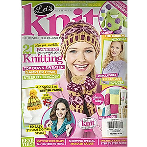 LET'S KNIT, ISSUE,88 JANUARY, 2015 (THE UK'S BEST SELLING KNIT MAGAZINE)