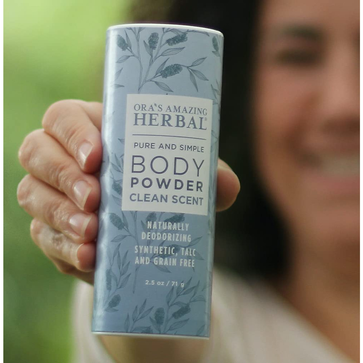 Natural Talc Free Powder, Body Powder for Women, Blissful Earth Scent with Lavender Essential Oil Blend, No Talc, Corn, Grain, Scented Bath Powder, 2.5 oz (3 Pack Body Powders)