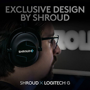 Logitech G PRO X Wireless Lightspeed Gaming Headset - Shroud Edition (Renewed)