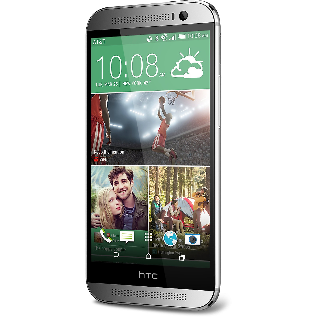 HTC One M8, Glacial Silver 32GB (AT&T)