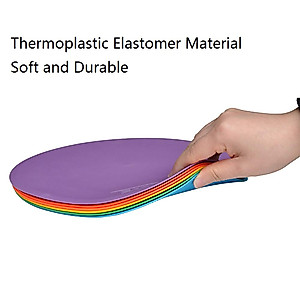 Eco Walker Spot Markers 6pcs 4inch 6inch 8inch 10inch 12inch Floor Marker for Kids Agility Training (10inch)