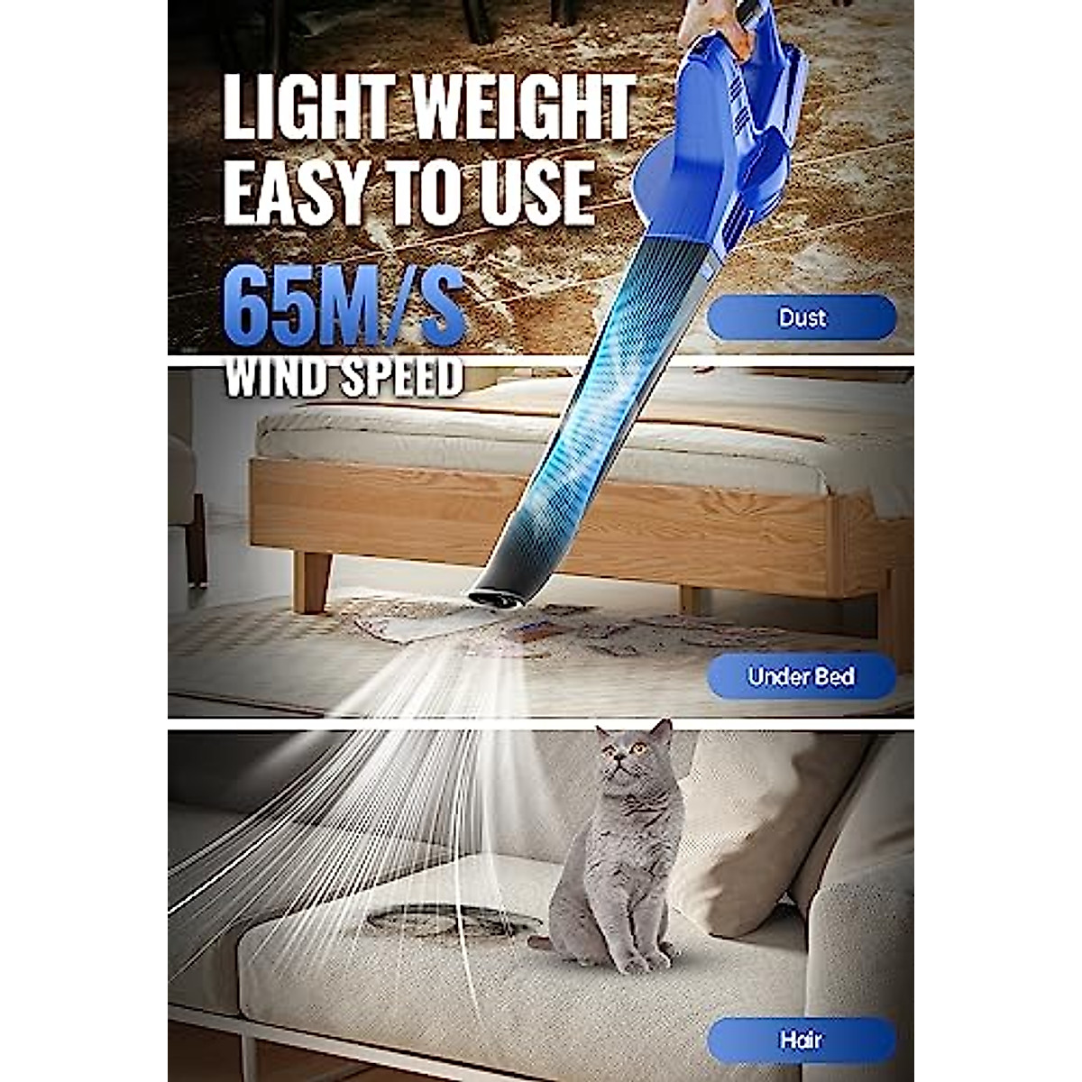 WILD BADGER POWER 20V Weed Eater/Wacker,Leaf Blower,Wheeled Edger Kit Electric with 2 * 2Ah Battery & Charger,String Trimmer,Lightweight, Adjustable Telescopic Shaft, Easy to Use and Convert