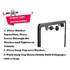 DZGlobal Paw Print Dog Cat Pattern License Plate Frame License Plate Covers Humor Car Tag Frame 2 Holes and Screws Black Personalized Car Accessories for Pet Lovers (Rainbow paw B)