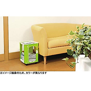 Newspaper Rack Karafurushinbun Easy +1 (Plus One) (with Casters), Orange