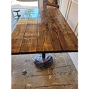 Wood Panel Dining Table (8, Carbon Gray)