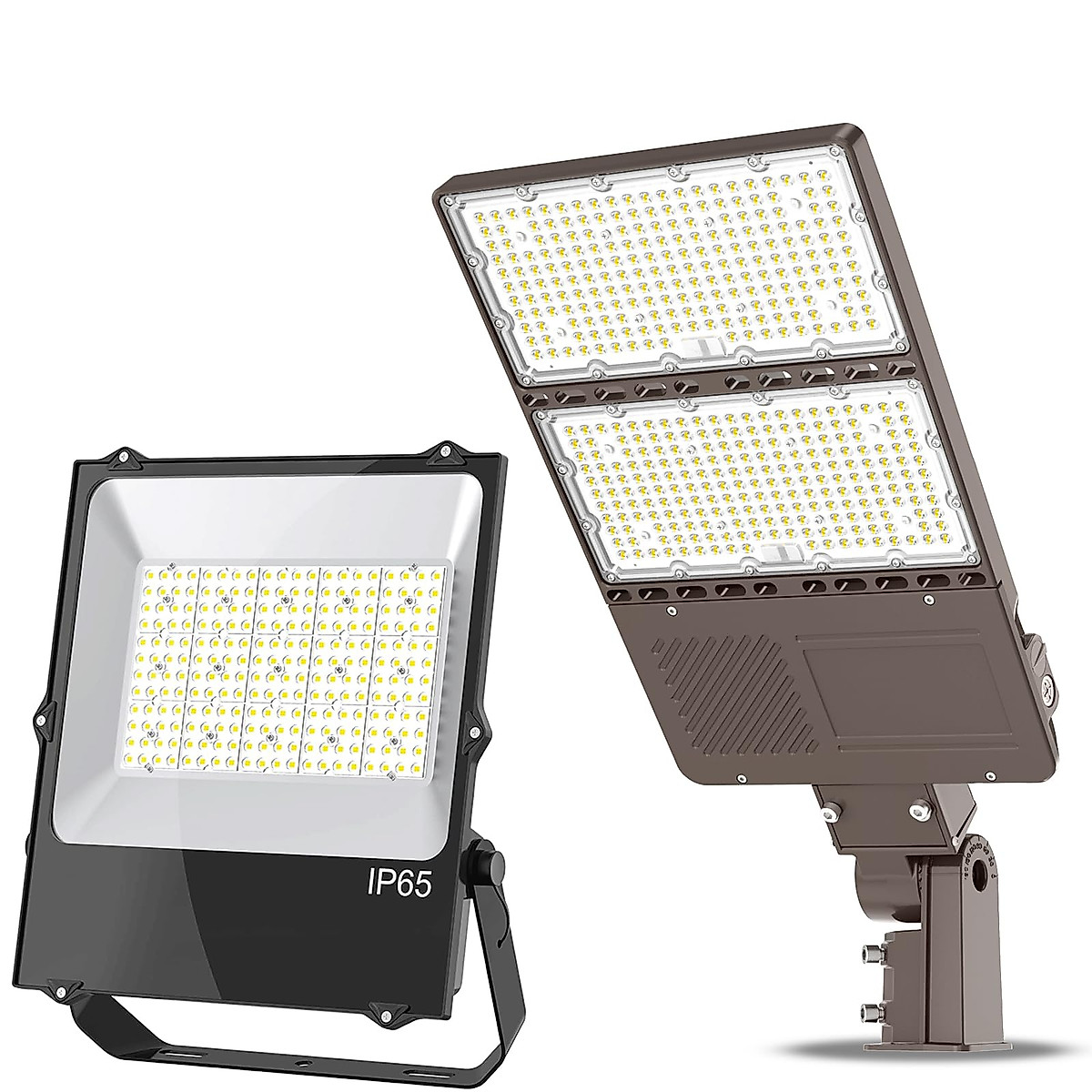 ADUB 320W LED Parking Lot Light, UL Listed LED Shoebox Street Light 44800LM, LED Flood Light 240W 33600LM, DLC Listed