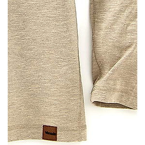 Venado Long Sleeve Shirts for Men – Flex Henley Shirts for Men Outdoor Wear (XX-Large Tall, Oatmeal)