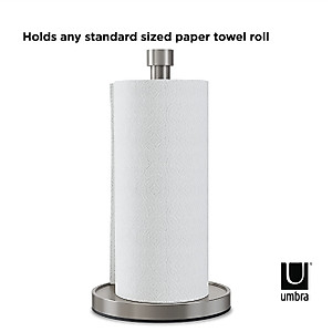 Umbra Cappa Paper Towel Holder, Nickel