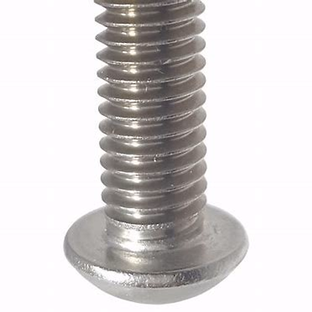 5/16"-24 x 2-1/2" Button Head Socket Cap Screw, Allen Socket Drive, 18-8 Stainless Steel, Full Thread - Quantity 10 - by Fastener Depot, LLC