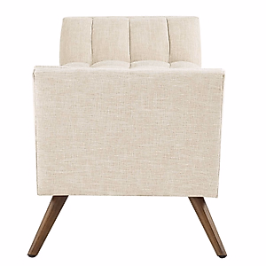 Modway Response Upholstered Fabric, Medium Bench, Beige