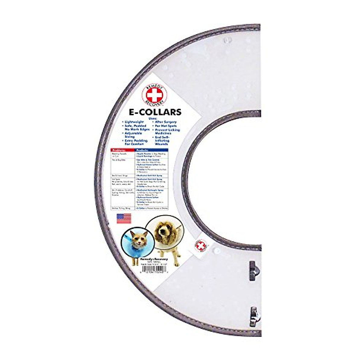 DOGSWELL Remedy and Recovery E-Collar, Small, Colors Vary, Assorted (Packaging May Vary)