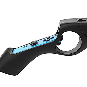 GH Joy con Gun Controller for Nintendo Switch (OLED) Shooting Games, Resident Evil, Cabela's, Sniper Elite, Doom, Hunting Simulator, Wolfenstein, Payday, Joycon Gun Grip Black