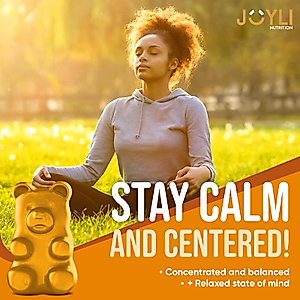 Joyli L Tyrosine Gummies 1000MG - L-Tyrosine Supplement for Kids & Adults - Calm & Focus Gummies for Brain, Memory, Mood, and Energy - 500mg L- Tyrosine Powder per Gummy - Vegan, Gluten-Free