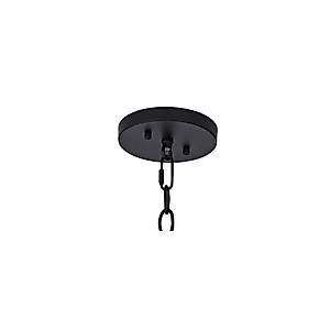 John Timberland Titan Modern Outdoor Hanging Ceiling Light Fixture Mystic Black 27 1/4" Clear Glass Panel for Exterior Barn Deck House Porch Yard Patio Outside Garage Front Door Garden Home Roof