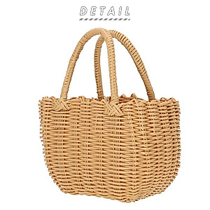 Murataya 9984 P.P Plastic Basket Bag, Red