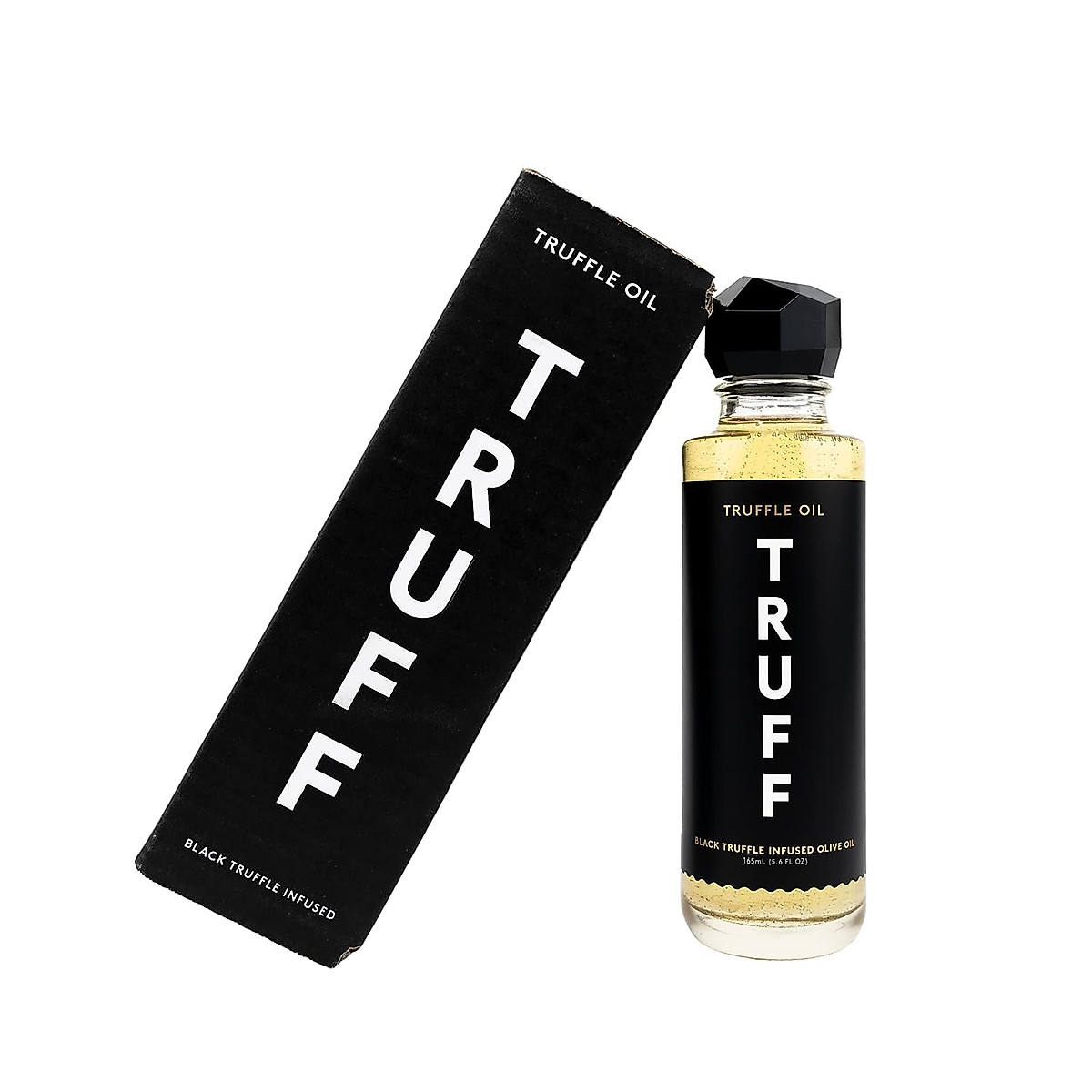 TRUFF Black Truffle Oil - Black Truffle Infused Olive Oil - Gourmet Dressing, Seasoning, Marinade, or Drizzle, Non-GMO, Gluten-Free, 5.6 fl.oz