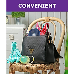 Mighty Clean Baby Folding Travel Potty Seat - Non-Slip, Portable Toilet Training Seat for Toddlers and Kids with a Reusable Travel Pouch