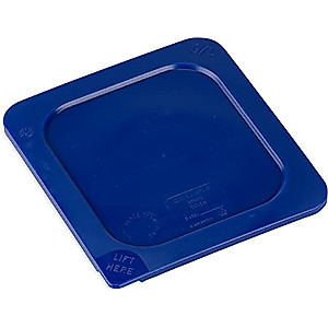 Carlisle FoodService Products 3058260 Smart Lids Sixth Size Polyethylene Lid, Dark Blue