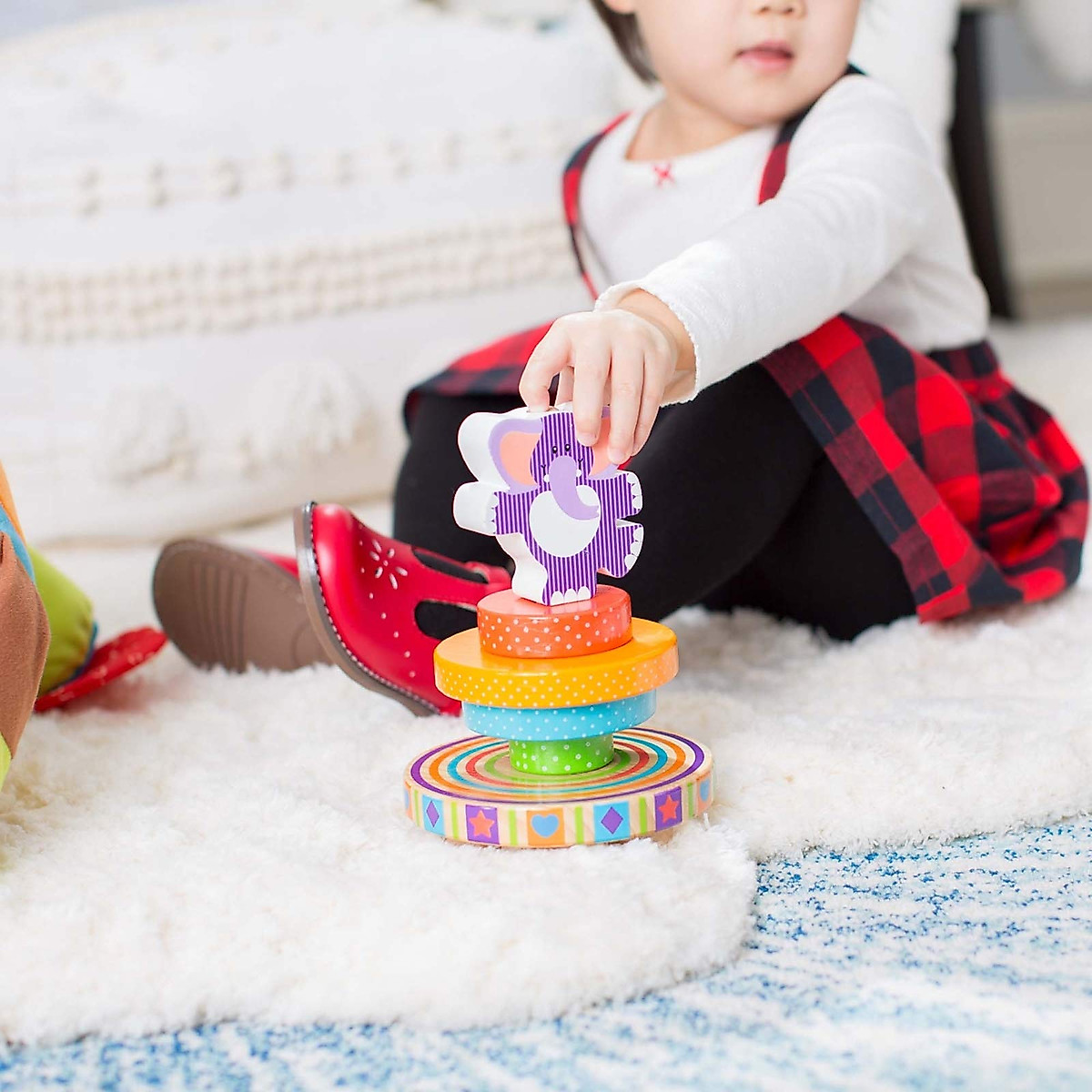 Melissa & Doug Elephant Rocking Stacker