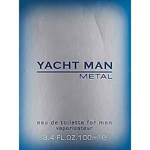 Puige Yacht Man Metal Eau De Toilette Spray, 3.4 Ounce