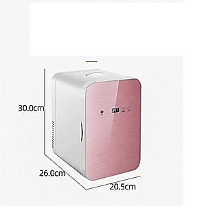 YAARN Small Fridge for Bedroom Portable Refrigerator Compact Multifunction Mini Beauty Cosmetics Refrigerators Drink Cooler Warmer Fridge for Home Car