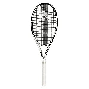 HEAD Metallix Attitude Pro White Tennis Racket - Pre-Strung Adult Tennis Racquet for Control and Maneuverability