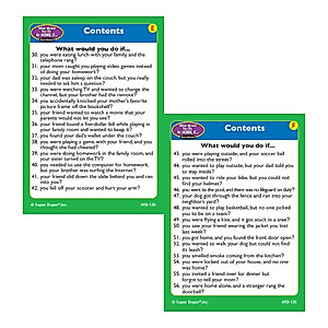 Super Duper Publications | What Would You Do at Home If… Fun Deck | Social Skills Flash Cards | Educational Learning Materials for Children
