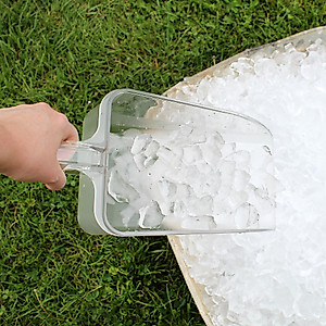 Darware Commercial Ice Scoop with Metal Holder, 58-Fluid Ounces Capacity