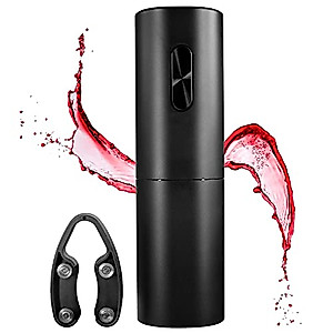 COKUNST Electric Wine Opener, Battery Operated Corkscrews for Wine Bottles with Foil Cutter, Reusable Automatic Wine Opener Accessories for Wine Lovers Gift Home Kitchen Party Bar Wedding