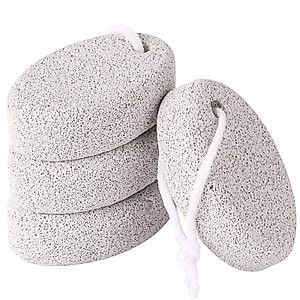 4 Pcs Value Pack Pumice Stone, Pumice Stone for Feet, KUTOLAKI Natural Lava Foot Pumice Stone, Pumice Scrubber Foot Stone Exfoliating Callus Remover, Pumice Stone Remove Dead Skin for Hand, Foot