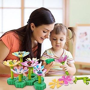 LiKee Building Flower Garden Toys