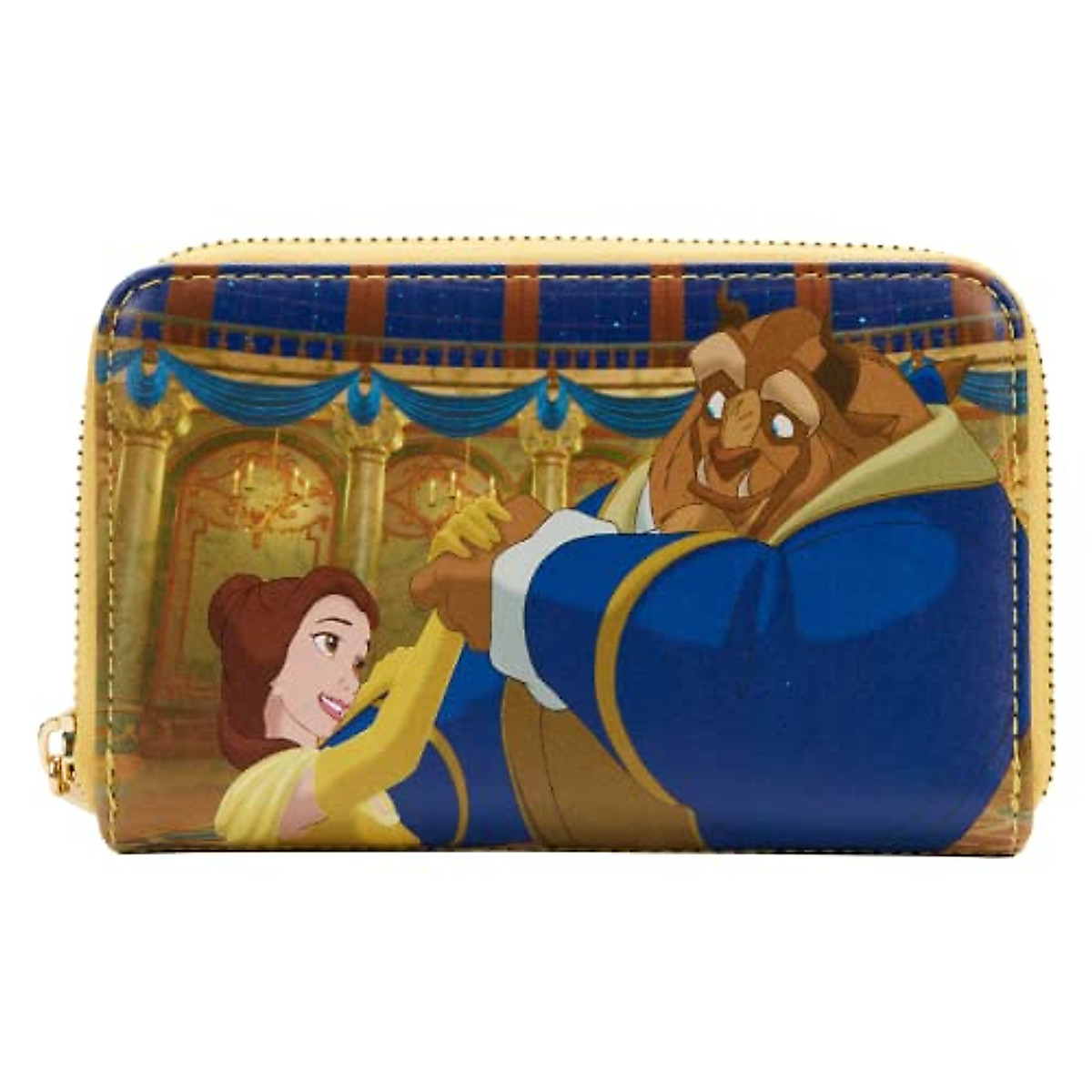 Loungefly Beauty and the Beast Belle Princess Scenes Zip Around Wallet
