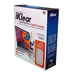 The Original Premium iKlear Screen Cleaner Kit For Iphone, Ipad, Imac, Gaming Monitor, Large Screen TV’s, Included With DMT Cloth MADE IN THE USA
