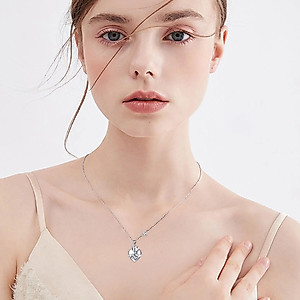 JERWLI Flaming Sacred Heart of Jesus Necklace S925 Sterling Silver Catholic Faith Charm Pendant Love of God Thorn Jewelry Easter Gifts