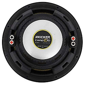 Kicker Subwoofer Package (2) 44CWCD104 Comp C Car Audio Dual 4 Ohm 10" Sub CWCS10 Pair