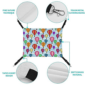 Colorful Hot Air Balloon Pet Hammock Comfortable Adjustable Hanging Bed for Small Animals Dogs Cats Hamster