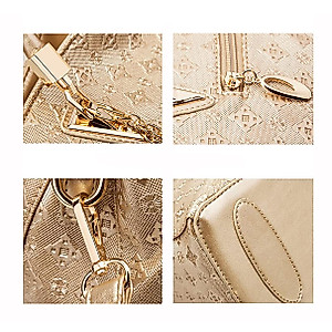 YAQUNICER Women Synthetic PU Leather Tote Satchel Hobo Backpack 4pcs Shoulder Top-Handle Crossbody Handbag-Blue