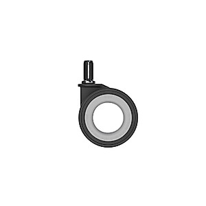 Enso Motion Office Chair Replacement Caster Wheels, 70 Okina Mu Series - Grey (Set of 5)