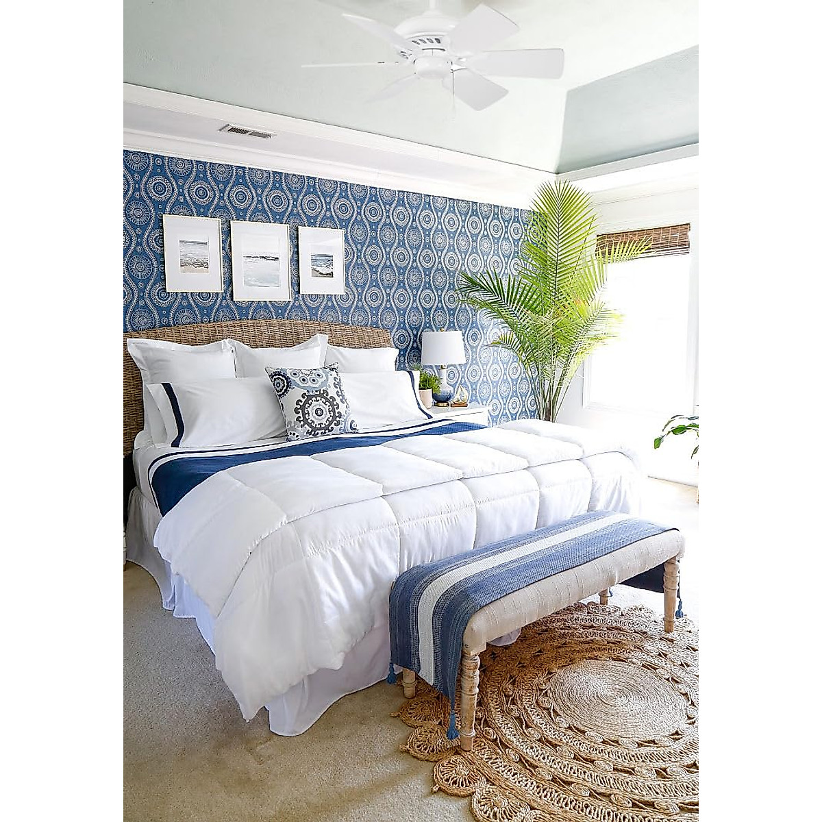 Minka-Aire F562-WH Supra 32 Inch Pull Chain Ceiling Fan in White Finish