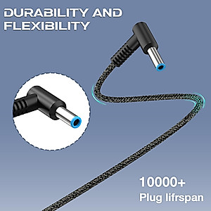 New Replacement hp 65w Laptop Charger for HP Spectre x360 13-4193nr 15-ap001nx 15t-ap000,HP ProBook Charger X360 11 G1 G2 G3 G4 G5 G6,Envy Pavilion Stream X360 13 15 17 15-1039wm Power Supply Cord