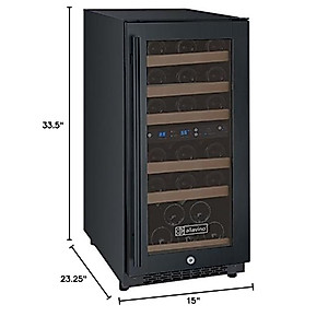 Allavino VSWR30-2BR20 Wine Refrigerator, 30 Bottle, Black