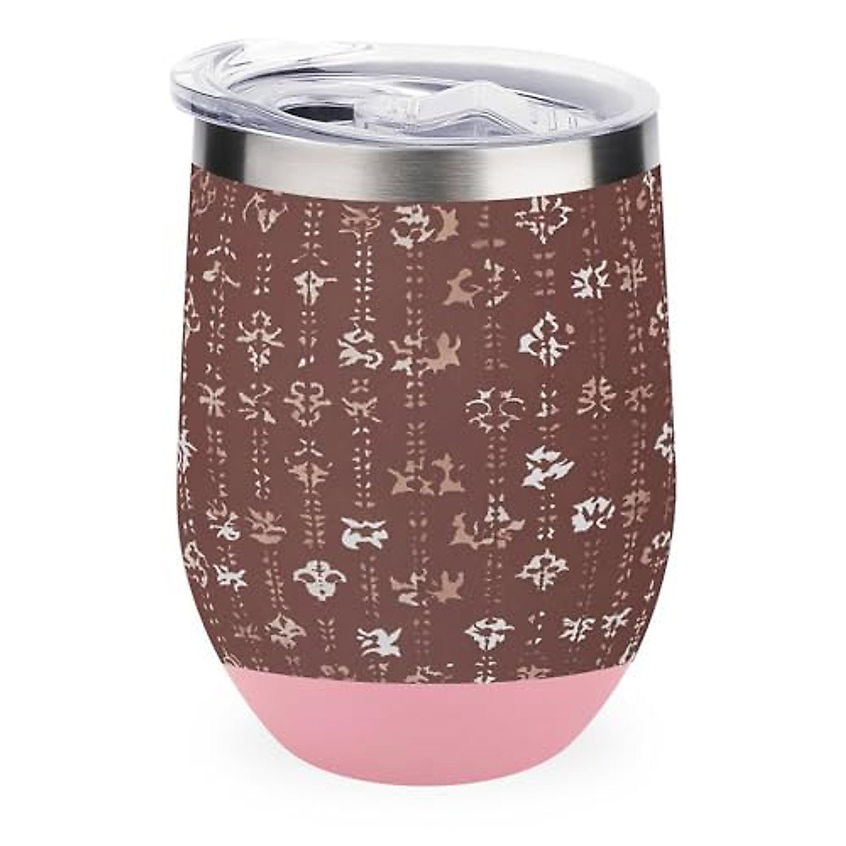 OPTKSNCU 304 Stainless Steel Insulated Cup with Lid, Southwest Cowhide Print Print Durable, And Easy to Clean – Ideal for Home, Office, And Gift Giving