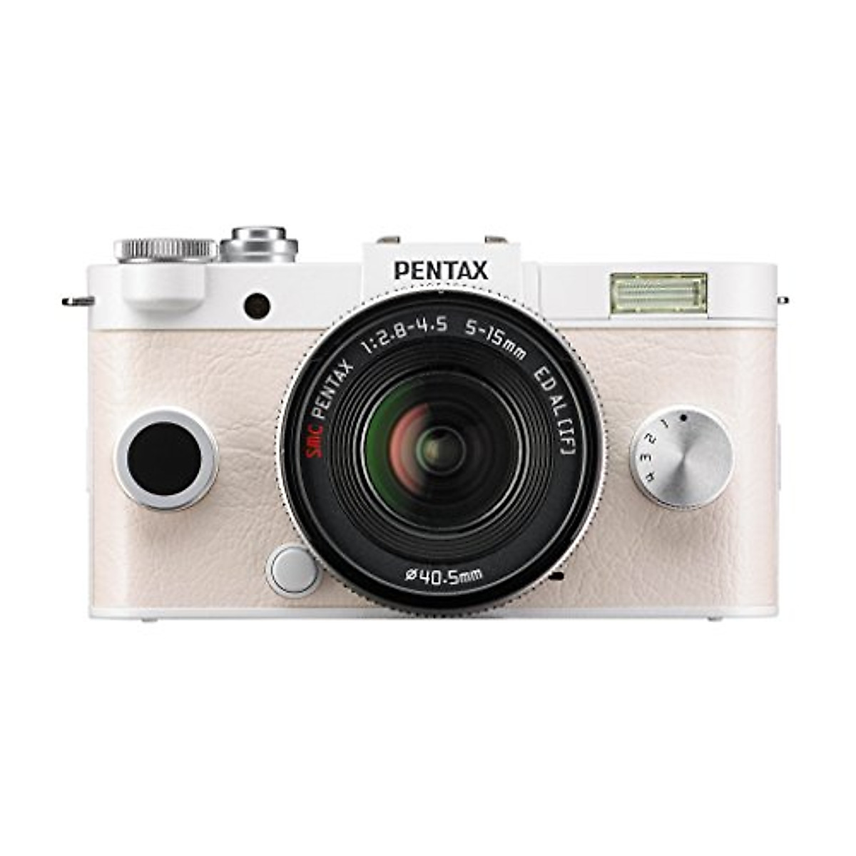 Pentax PENTAX Q-S1 02 Zoom Kit (Pure White) 12.4MP Mirrorless Digital Camera with 3-Inch LCD (Pure White)