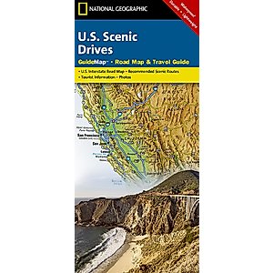 U.S. Scenic Drives Map (National Geographic Guide Map)