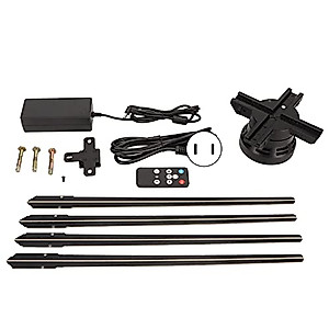 3D Hologram Advertising Display Fan 33.5inch, 1600×1600 Hi Resolution and APP Control, 8G Built in, LED Light 3D Holographic Projector Fan for Business Store Shop Bar(US)